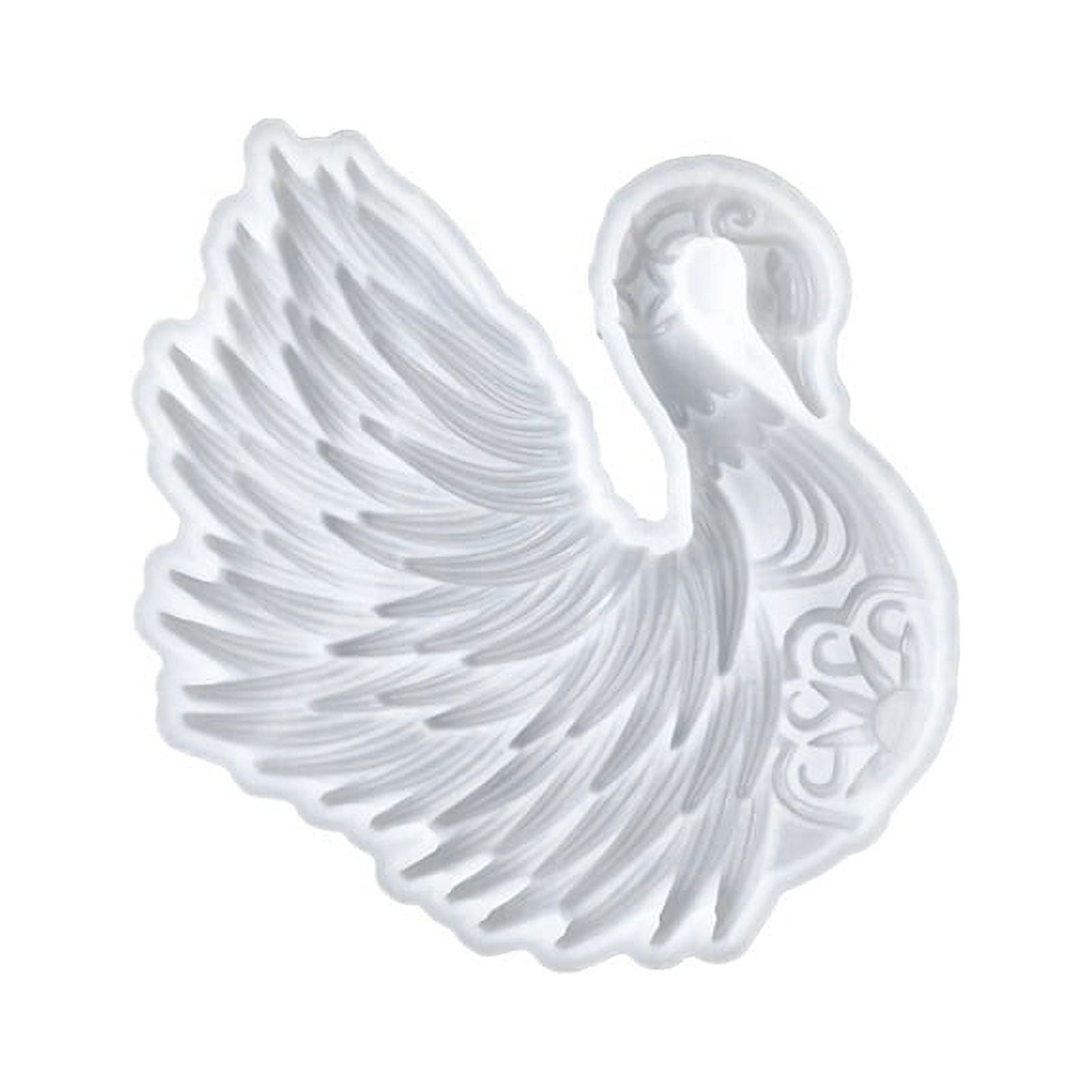 DIY Swan Ornament Silicone Mould Crystal Resin Epoxy Craft Casting Mold ...