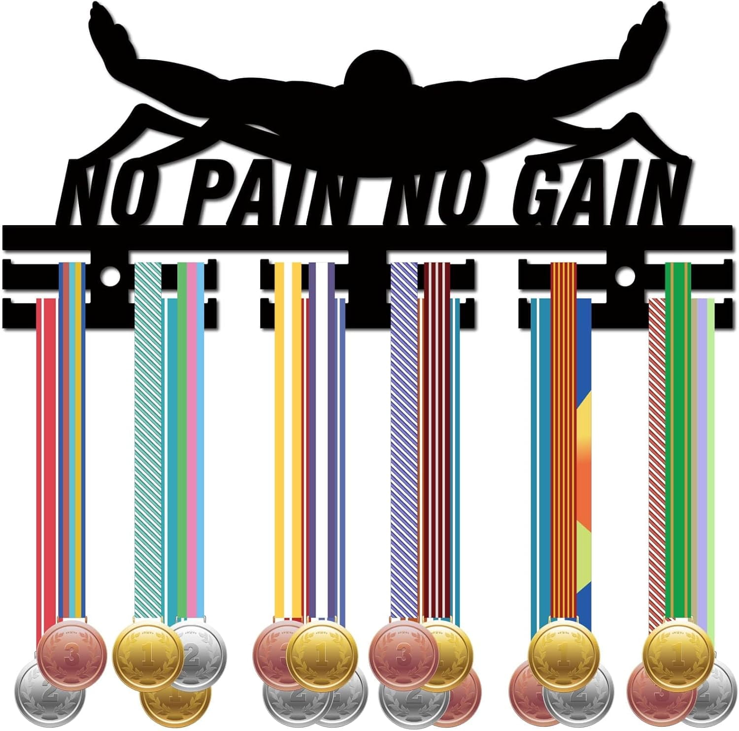 DIY Swimming Medal Holder Acrylic Medal Hanger Medal Rack Display ...
