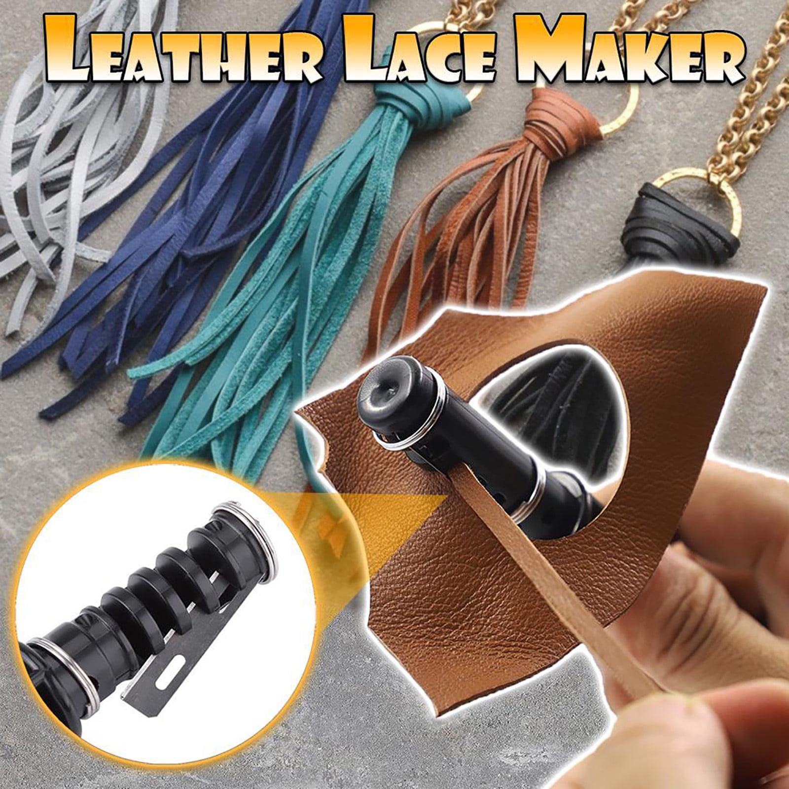 DIY Tool Rotating Leather Cord Cutter Leather Lace Maker Leather Tools ...