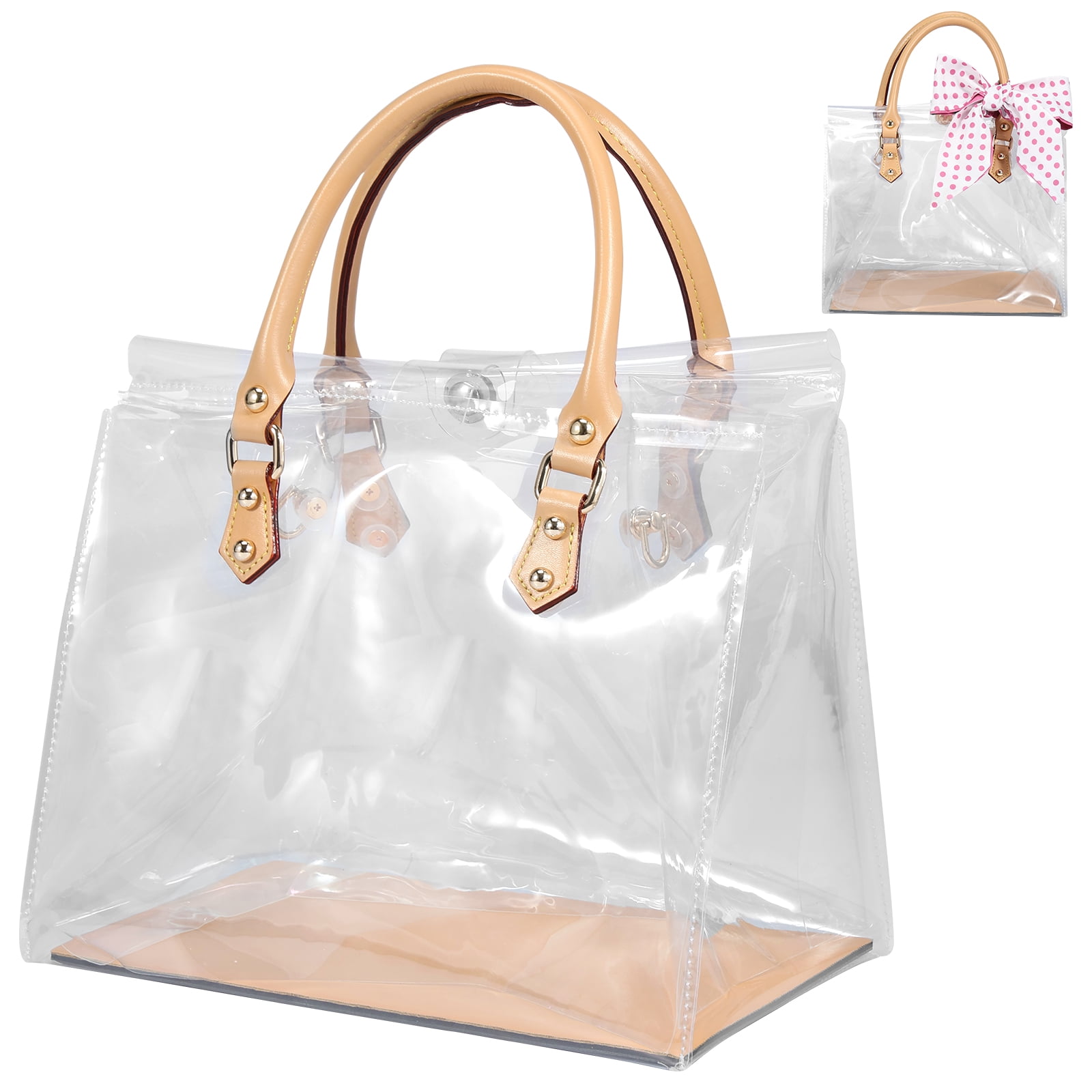 DIY Tote Bag Set Clear PVC Handbag Making Kit Handmade Handbag DIY Kit ...