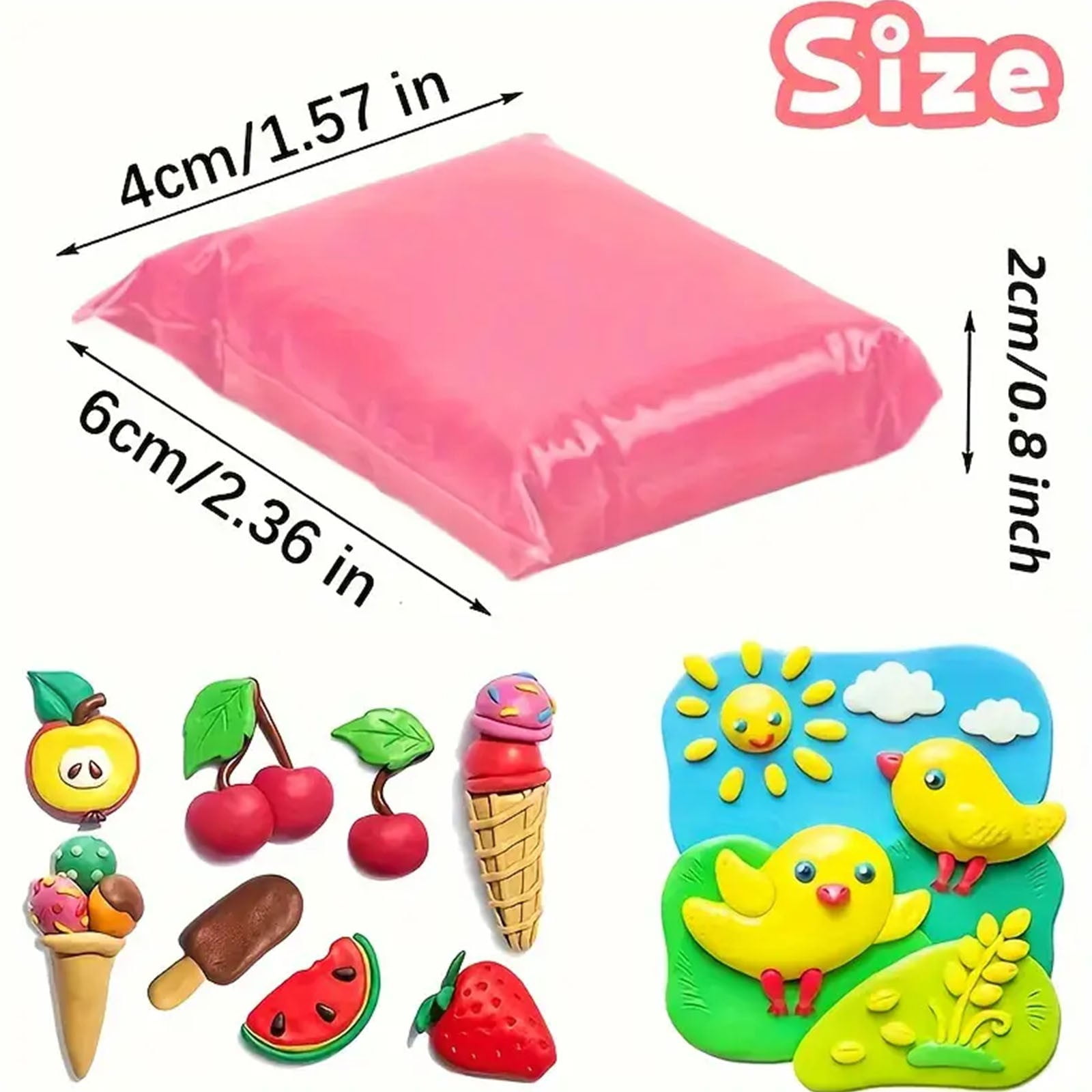 DIY Toys, Air Dry Clay, 24 Colors Modeling Clay Kit, Magic Foam Clay ...