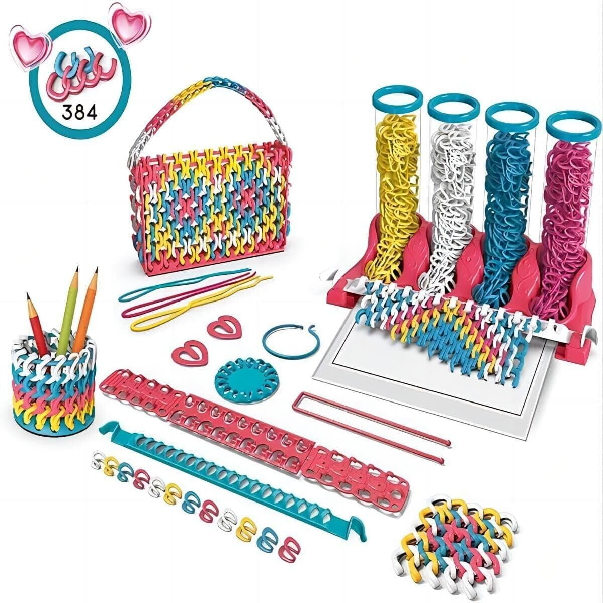 DIY Toys Puzzle Creative Ribbon Woven Hand Ropes Jewelry Making for ...