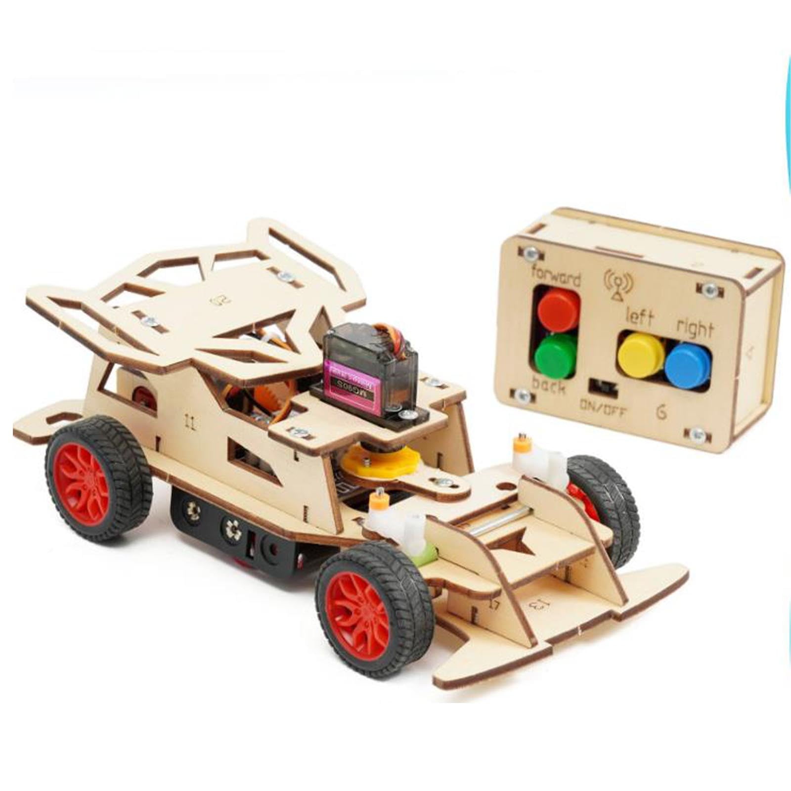 DIY Toys, Wooden STEM Kit with Wireless Remote Control for Boys and ...