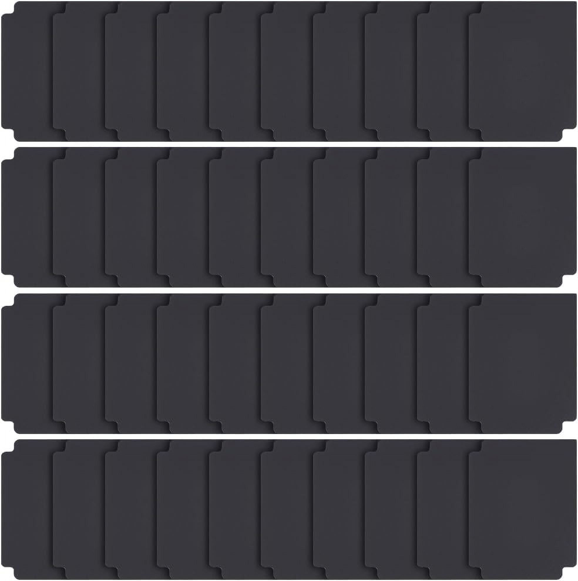 DIY Trading Card Dividers Black Card Separator Card Sorting Tray ...