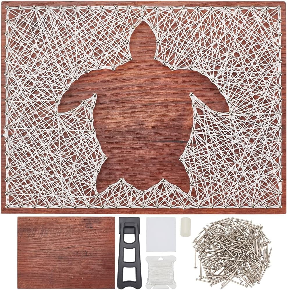 DIY Turtle String Art Kit Beginner Silhouette String Art Pattern DIY ...