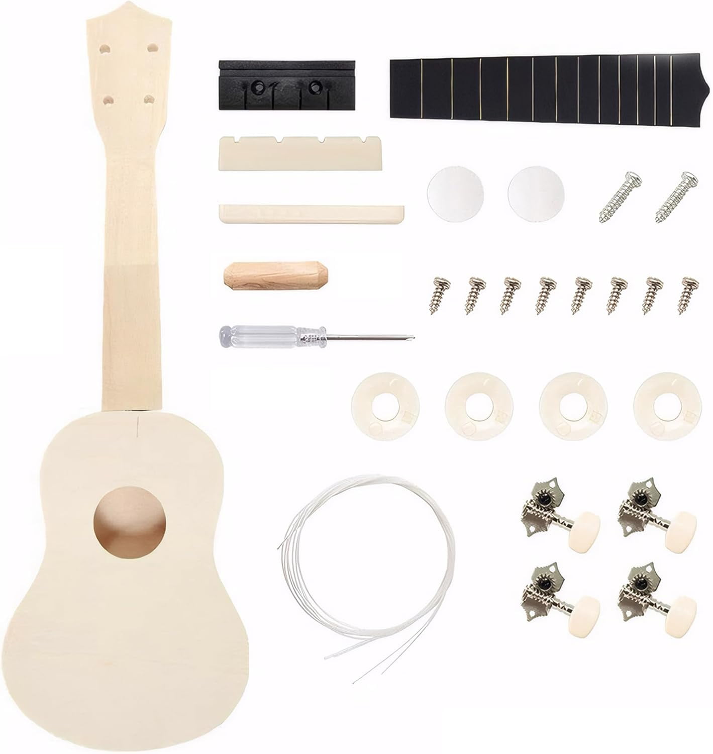 DIY Ukulele Kit, DIY Guitar Kit, Build Your Own Guitar with Our ...