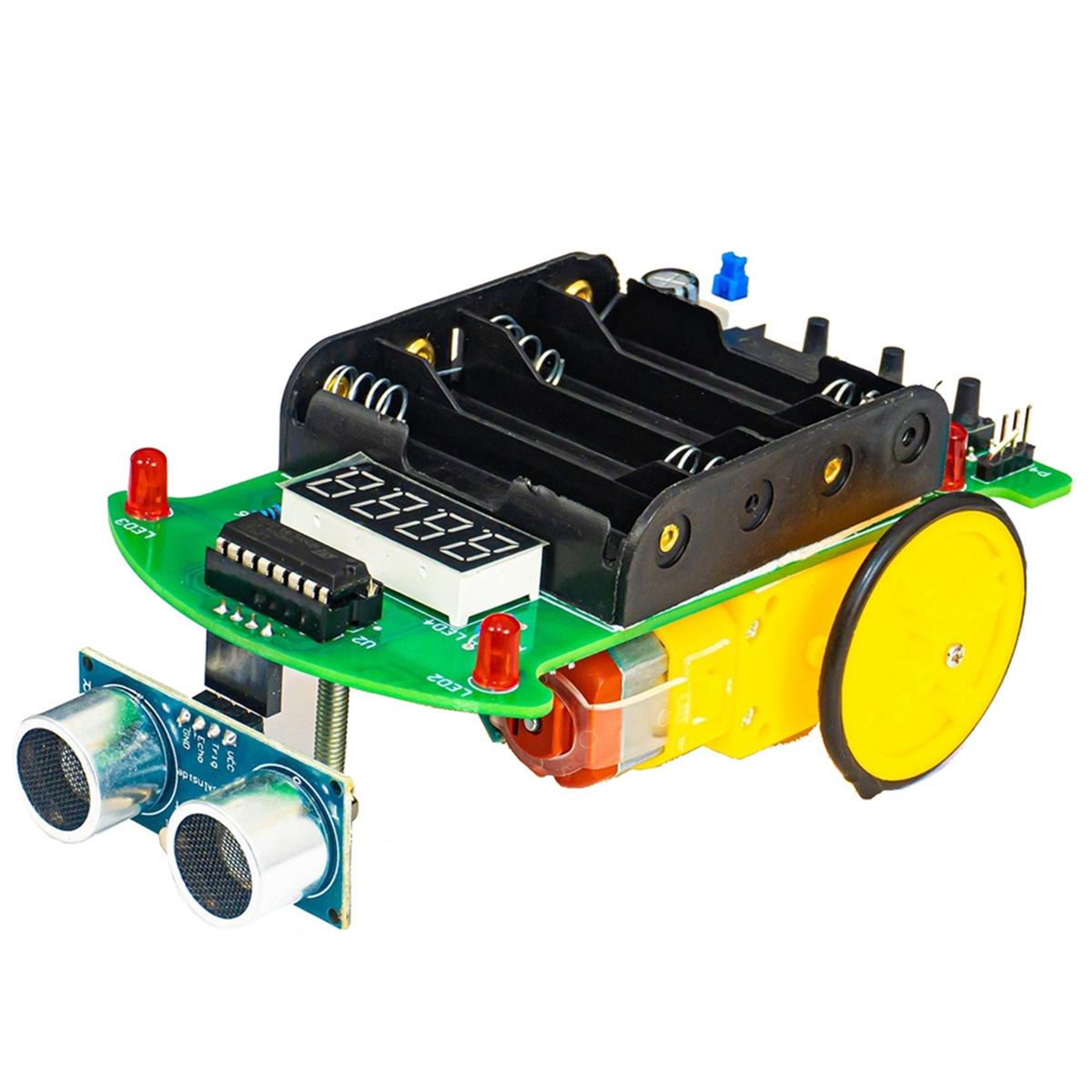 DIY Ultrasonic Ranging and Obstacle Avoidance Car Welding Kit ...