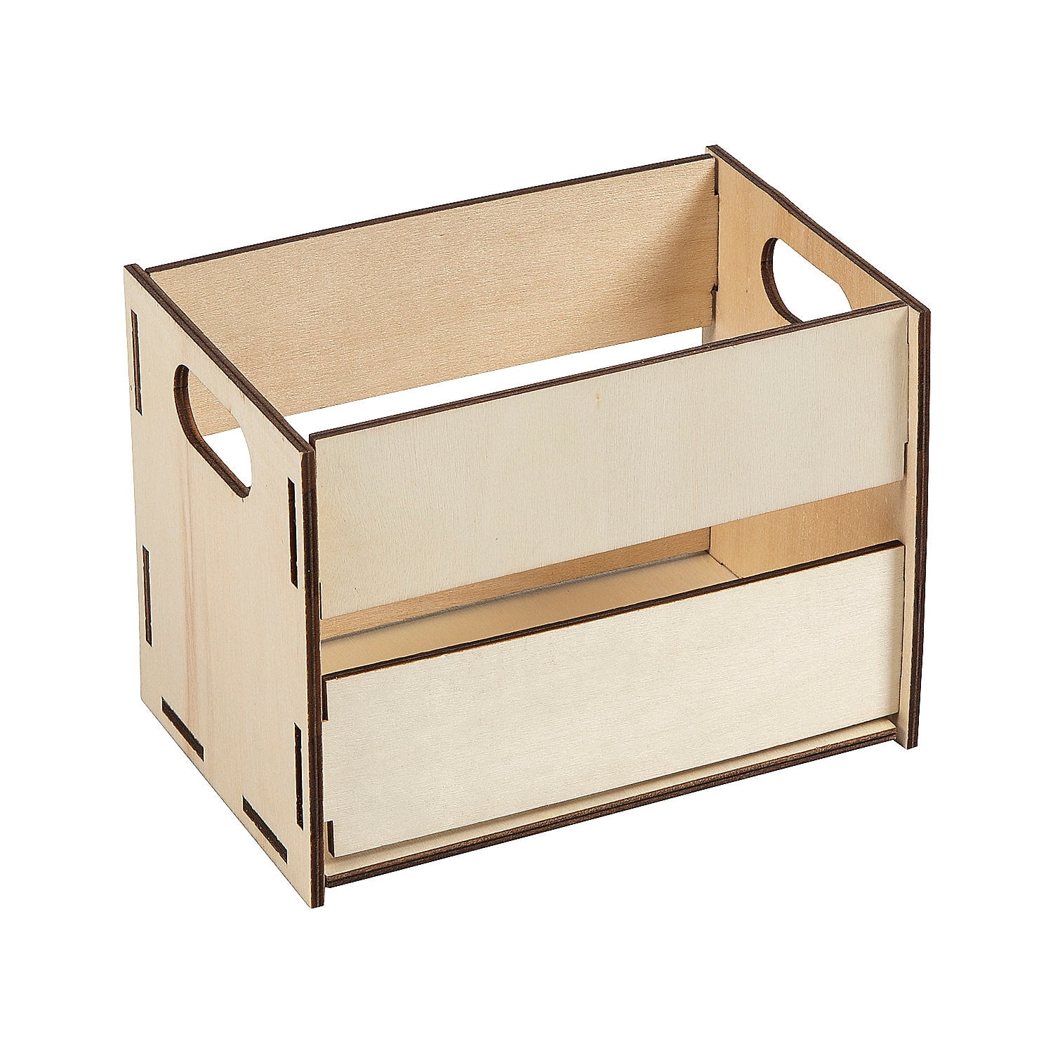 DIY Unfinished Wood Craft Storage Boxes – 6 Pieces - Walmart.com