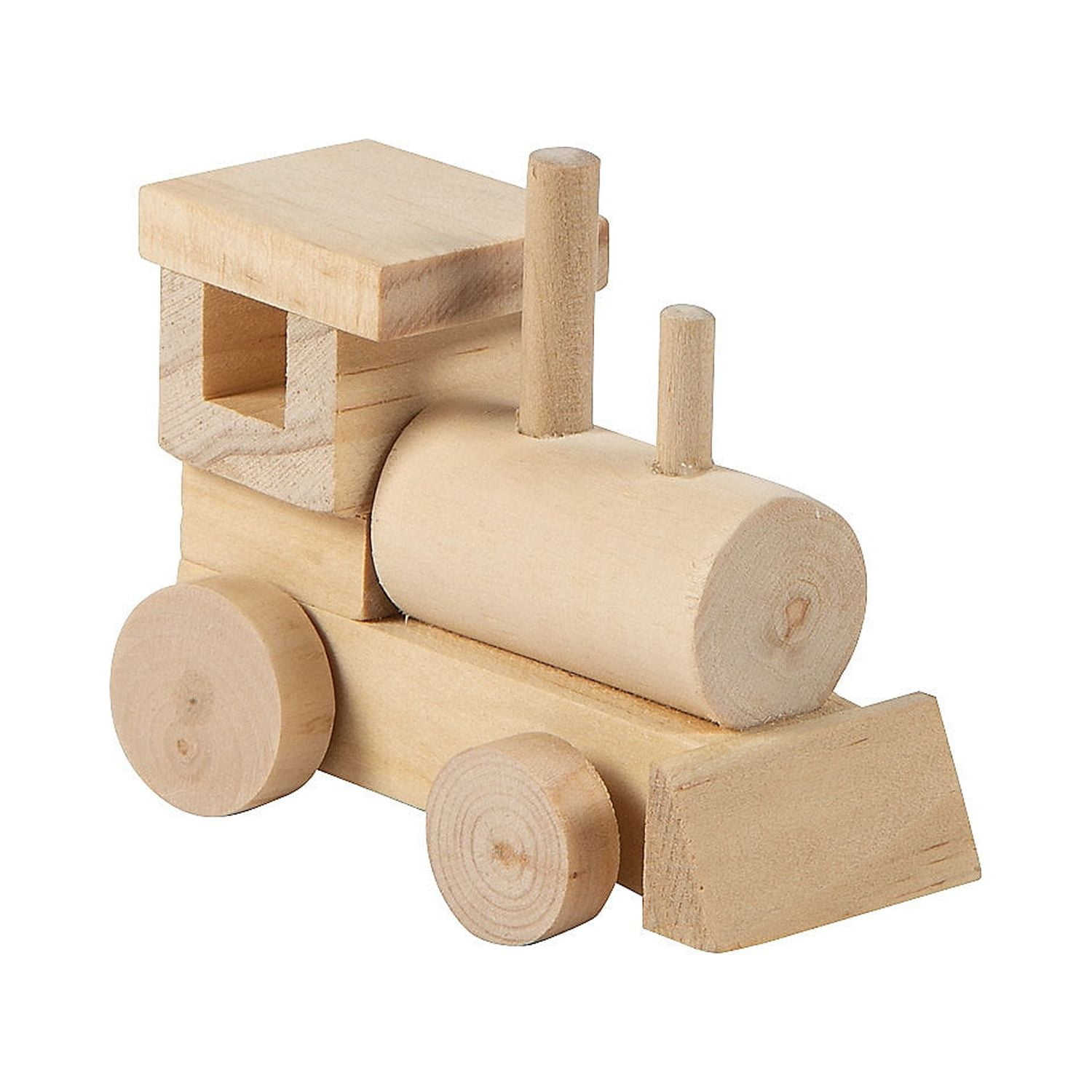 DIY Unfinished Wood Trains, Makes 12, Craft Kits, Party Supplies, 12 ...