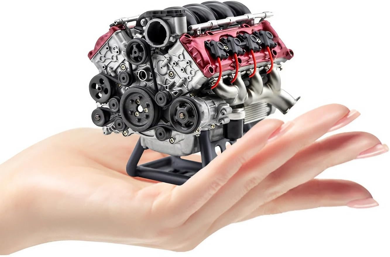 DIY V8 Engine Model Kit for Adults & Teens 12+ - Build Your Own Visible ...