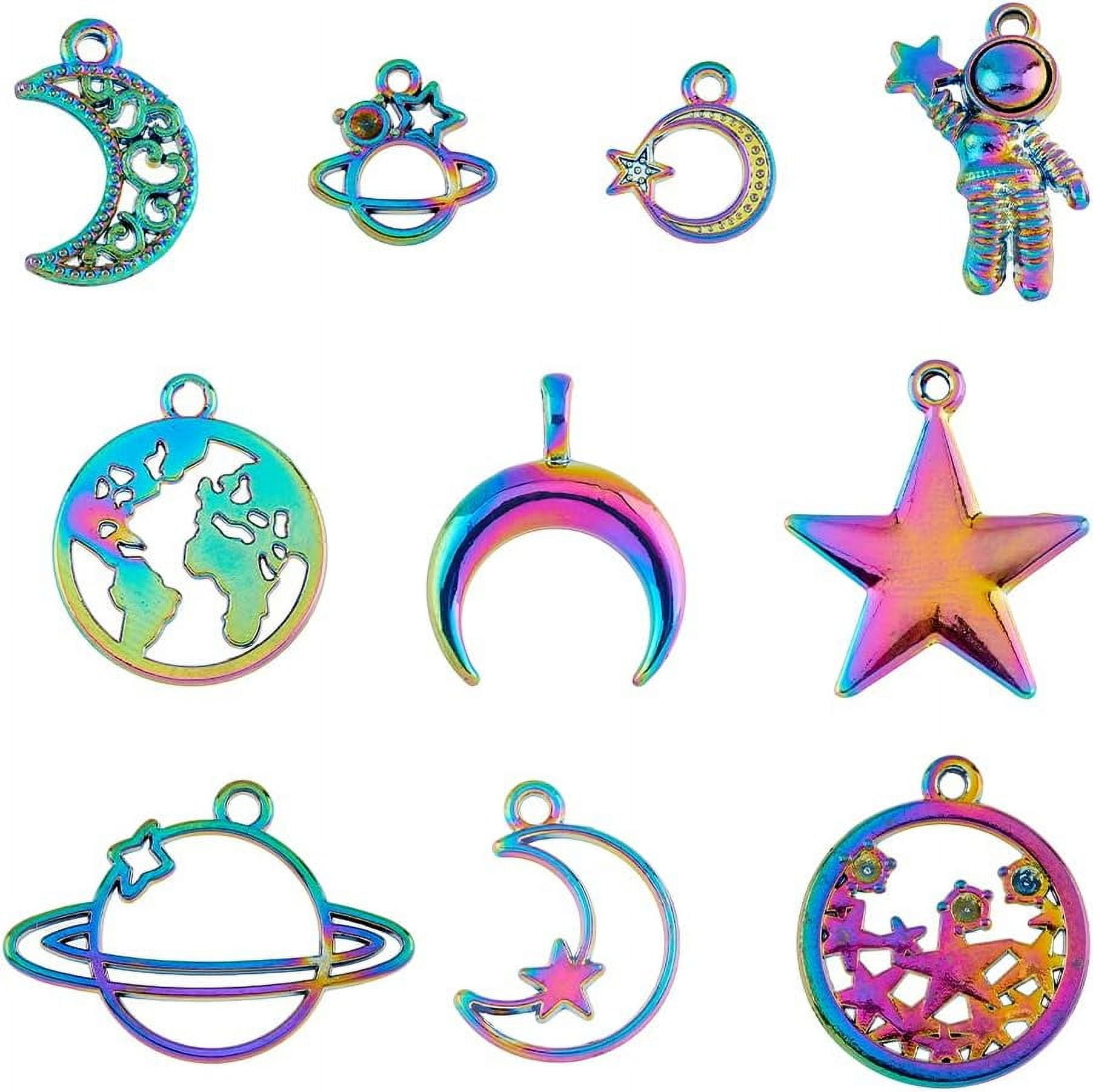 DIY Various Style Rainbow Color Charms 3D Textured Fruit Charms Animal ...