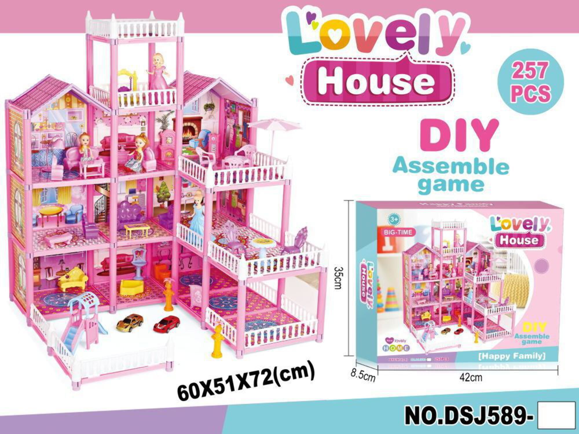DIY Villa House Paradise House Dream Mansion Toy Castle Creative ...