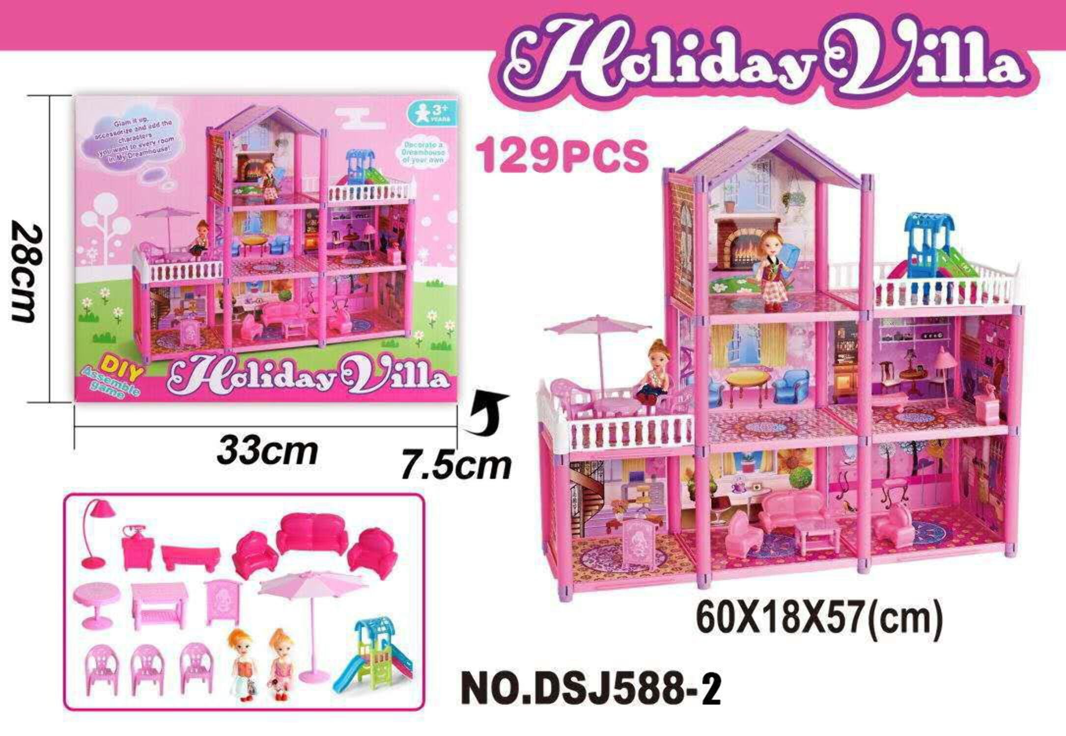 DIY Villa House Paradise House Dream Mansion Toy Castle Creative ...