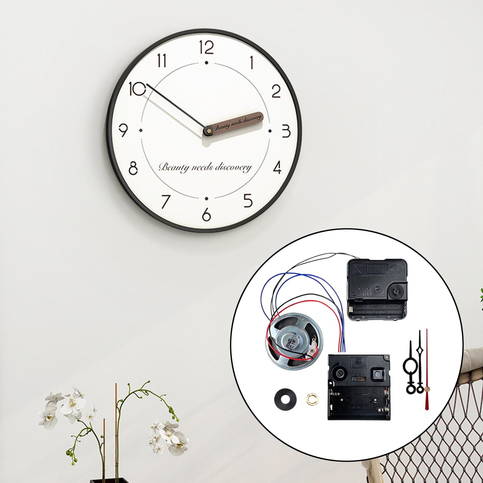 DIY Wall Clock Movement Mechanism Pendulum Clock Movement Replacement ...