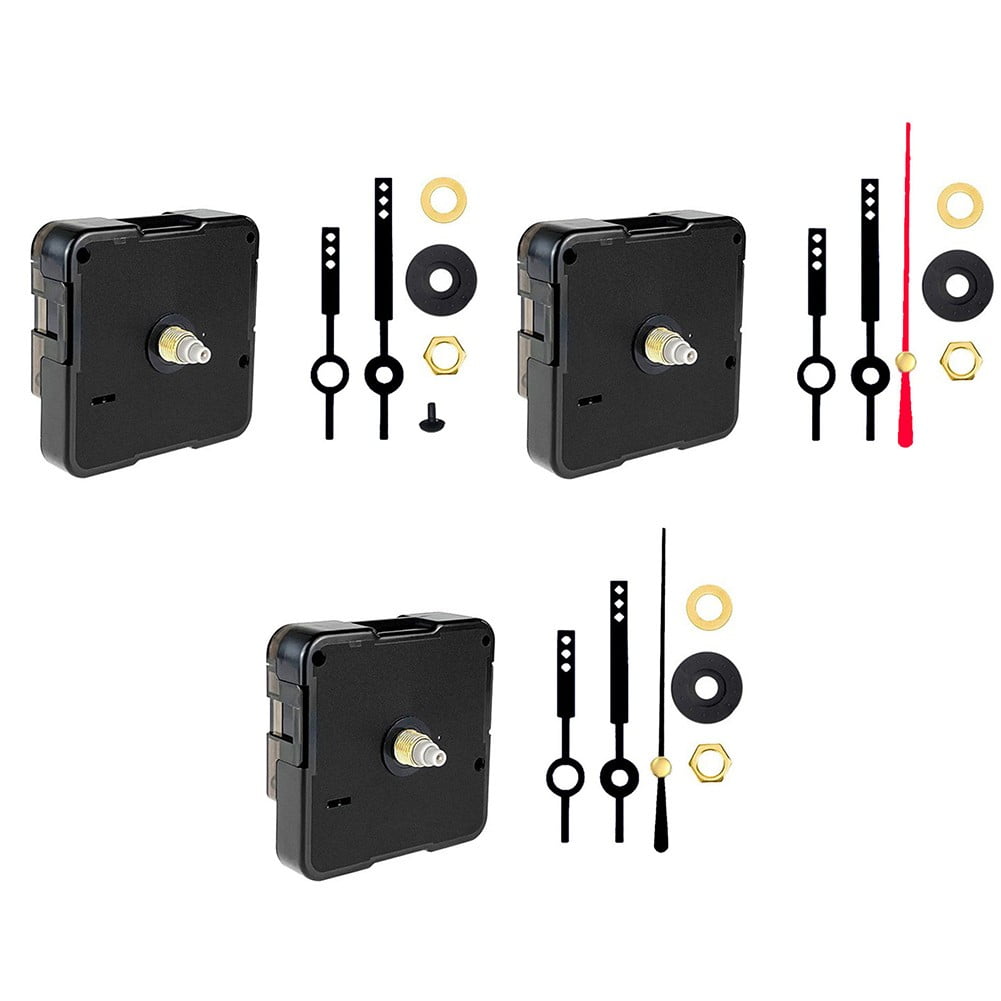 DIY Wall Clock Movement Quartz Mechanism Silent Sweep Hands Set for ...