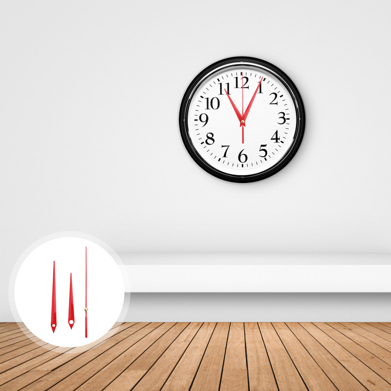 DIY Wall Clock Needles Set: 3D Clock Large Clock Movement DIY Clock ...