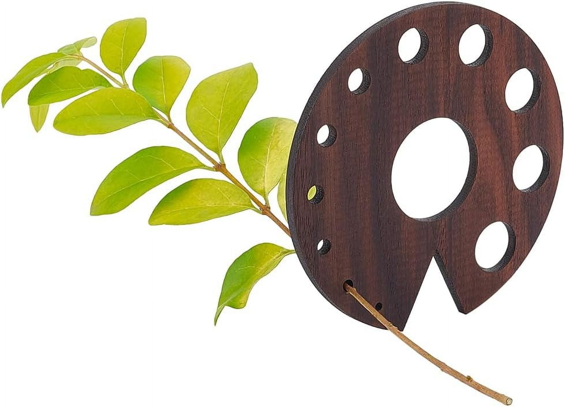 Walnut Herb Stripping Tool Round 12 Holes Kitchen Vegetable Leaf ...