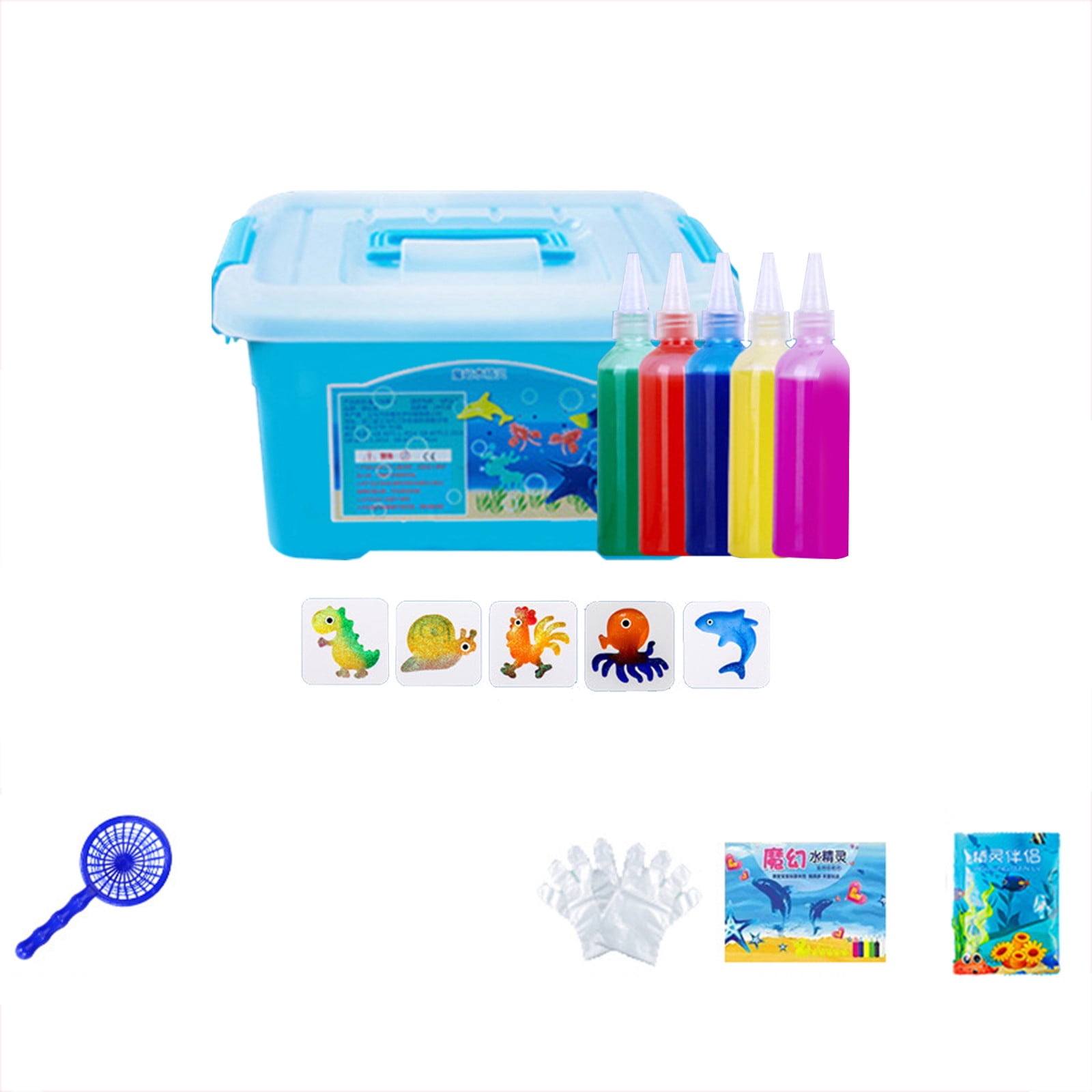 DIY Water Beads Art Set for Kids Creative Ocean Theme Craft Kit with ...