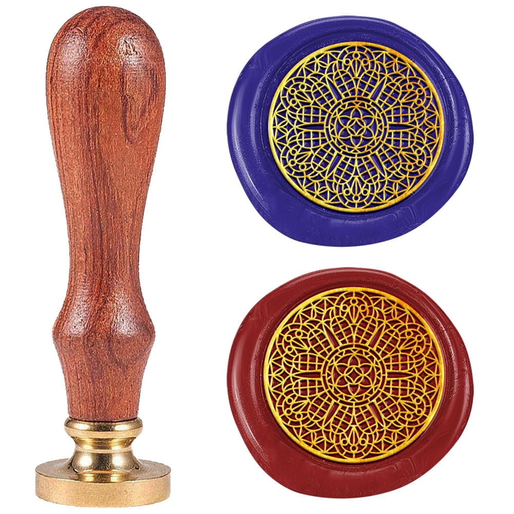 DIY Wax Seal Stamp Glass Window Stamp Sealing Removable 1