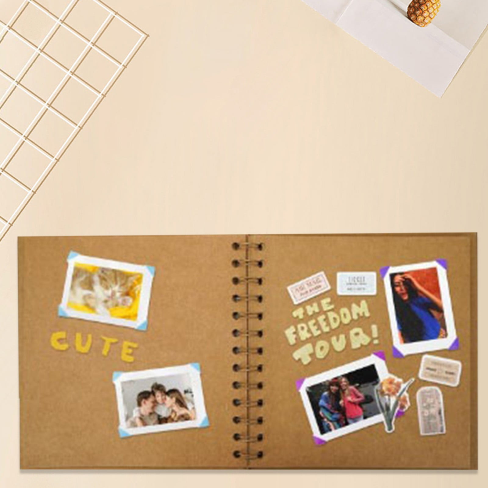 DIY Wedding & Baby Scrapbook Photo Album Kit, Personalized Handmade ...