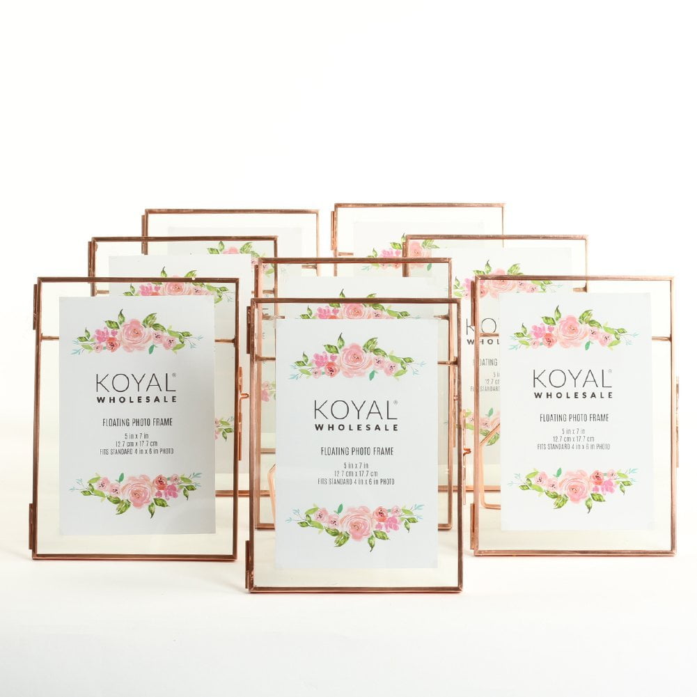 DIY Wedding Koyal Wholesale Pressed Glass Floating Photo Frames 8-Pack ... DIY Wedding Koyal Wholesale Pressed Glass Floating Photo Frames 8-Pack ...