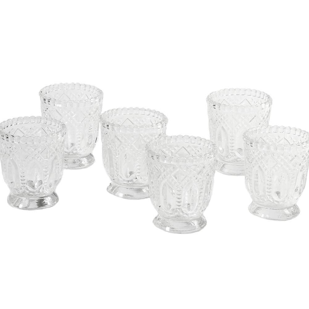 DIY Wedding Koyal Wholesale Vintage Glass Candle Holder (Pack of 6), 3 ... DIY Wedding Koyal Wholesale Vintage Glass Candle Holder (Pack of 6), 3 ...