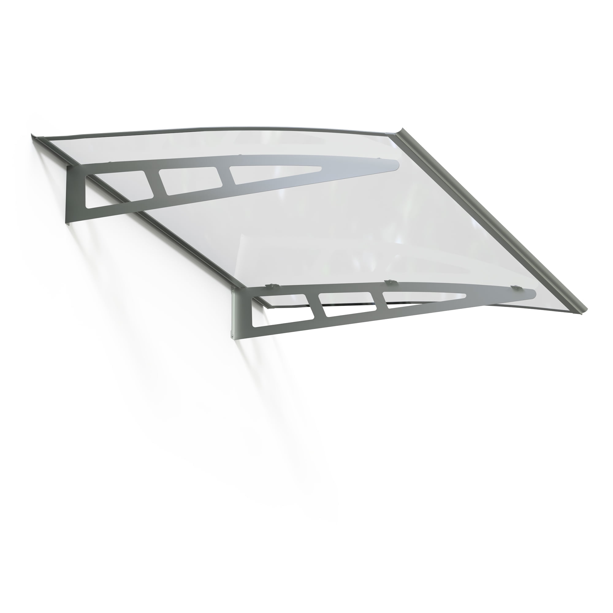 Guansu Exterior Window Awning Solid PC Panel, Steel Frame, UPF 50+ Sun ...
