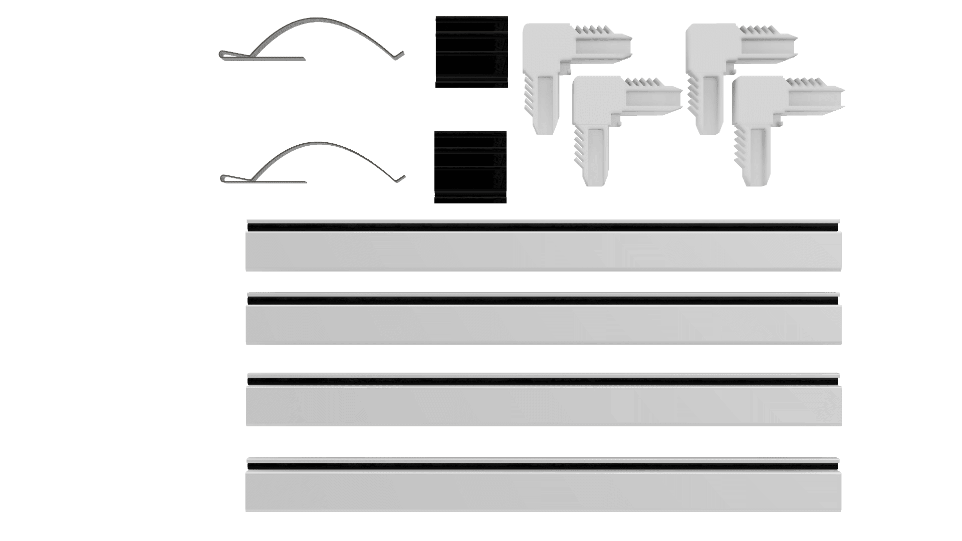 DIY Window Screen Kit (60" - 5/16 x 3/4", White) - Walmart.com