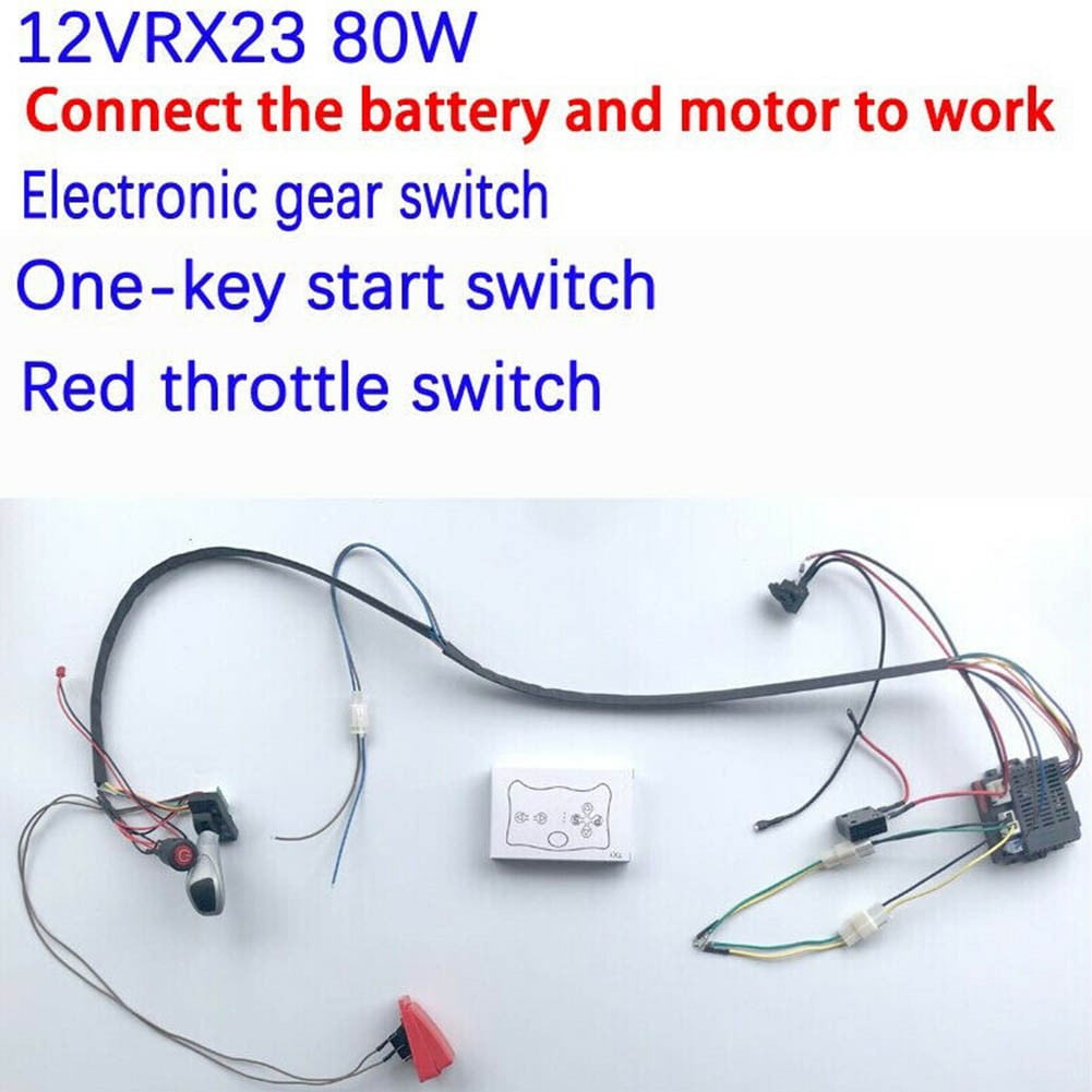 DIY Wire Switch Receiver RC Kit modified of Kids Electric Car RX23 12V ...
