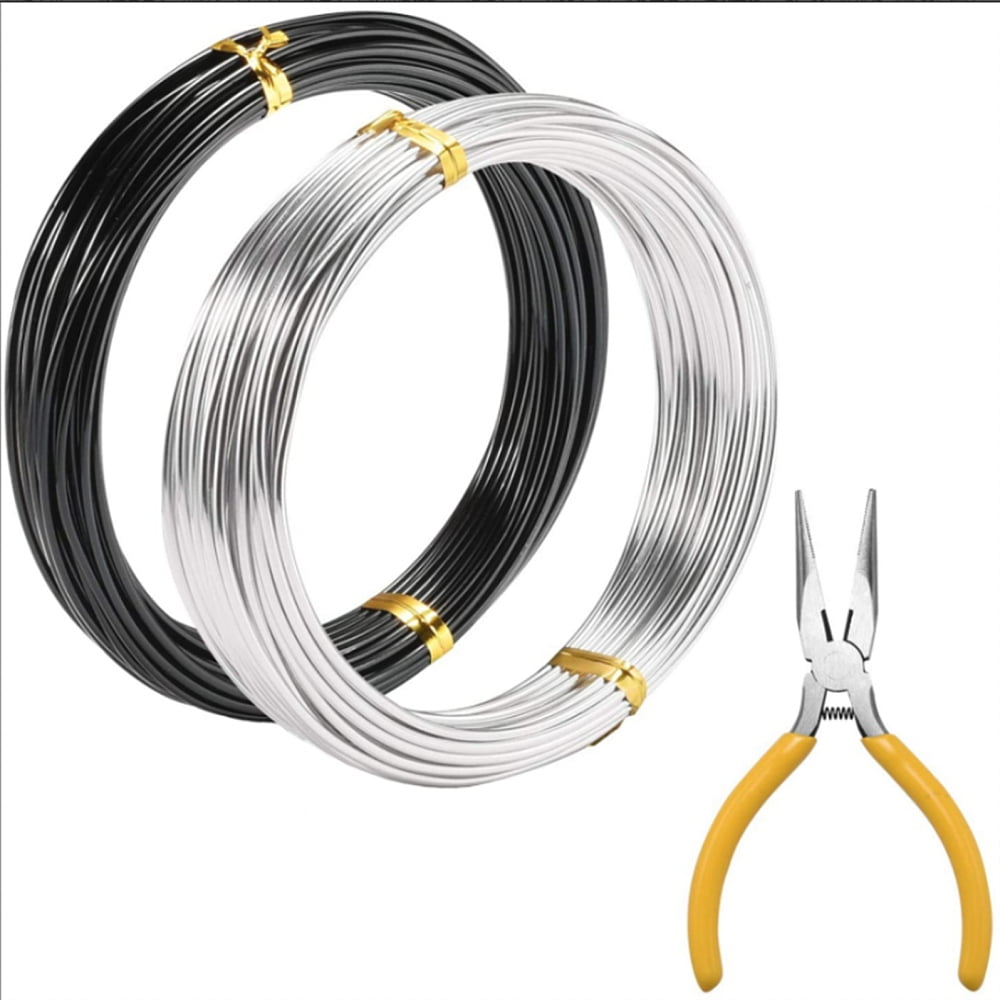 DIY Wire Wrapped Jewelry Kits with Aluminum Wire and Iron Side-Cutting ...