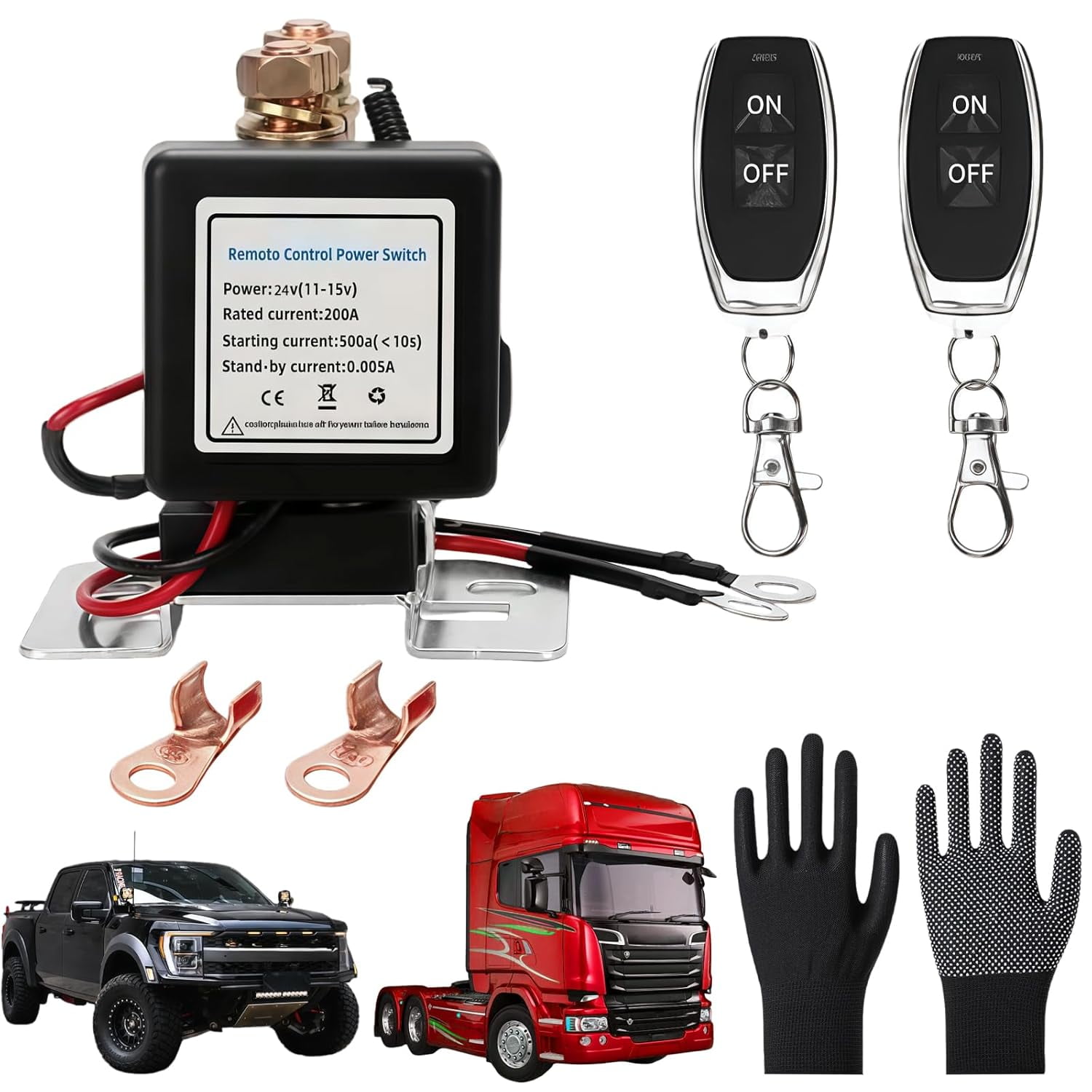 DIY Wireless Remote Control Battery Relay Switch, with Remote Start ...