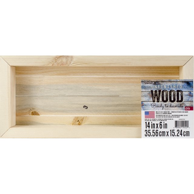 DIY Wood Pallet Box - Art Canvas - 14 x 6 Inches - Walmart.com