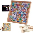 DIY Wooden Cat Puzzle Frame, Wooden Coloring Puzzle, Paintable Creative ...