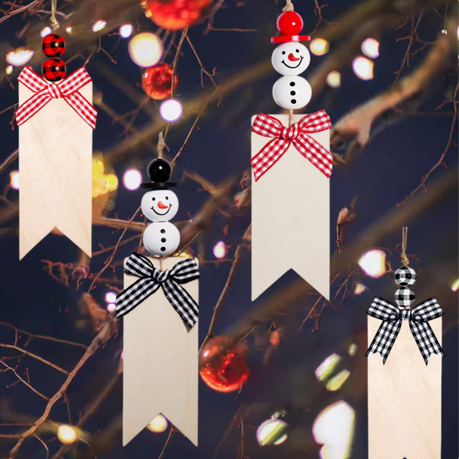 DIY Wooden Christmas Ornament Tags for Gift Labeling - Writeable and ...