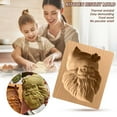 Diy Wooden Cookie Cutter Embossing Mold 3d Carved Wooden Cracke Molds