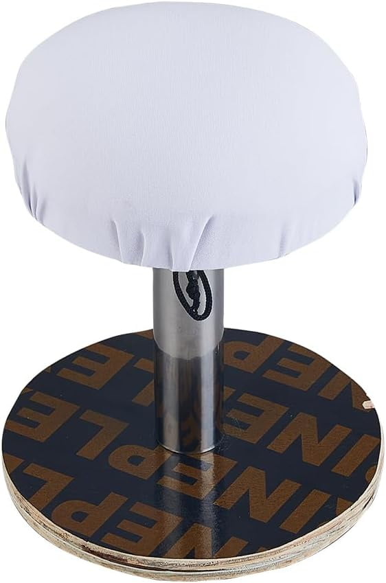 DIY Wooden Ironing Mat Sponge with Cotton Round Stool Portable Small ...