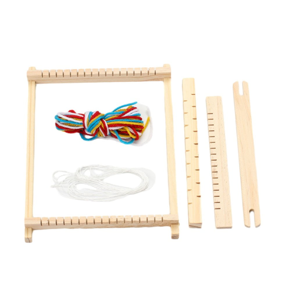 DIY Wooden Loom Knitting Machine Weaving Loom Frame DIY Knitted Toys ...