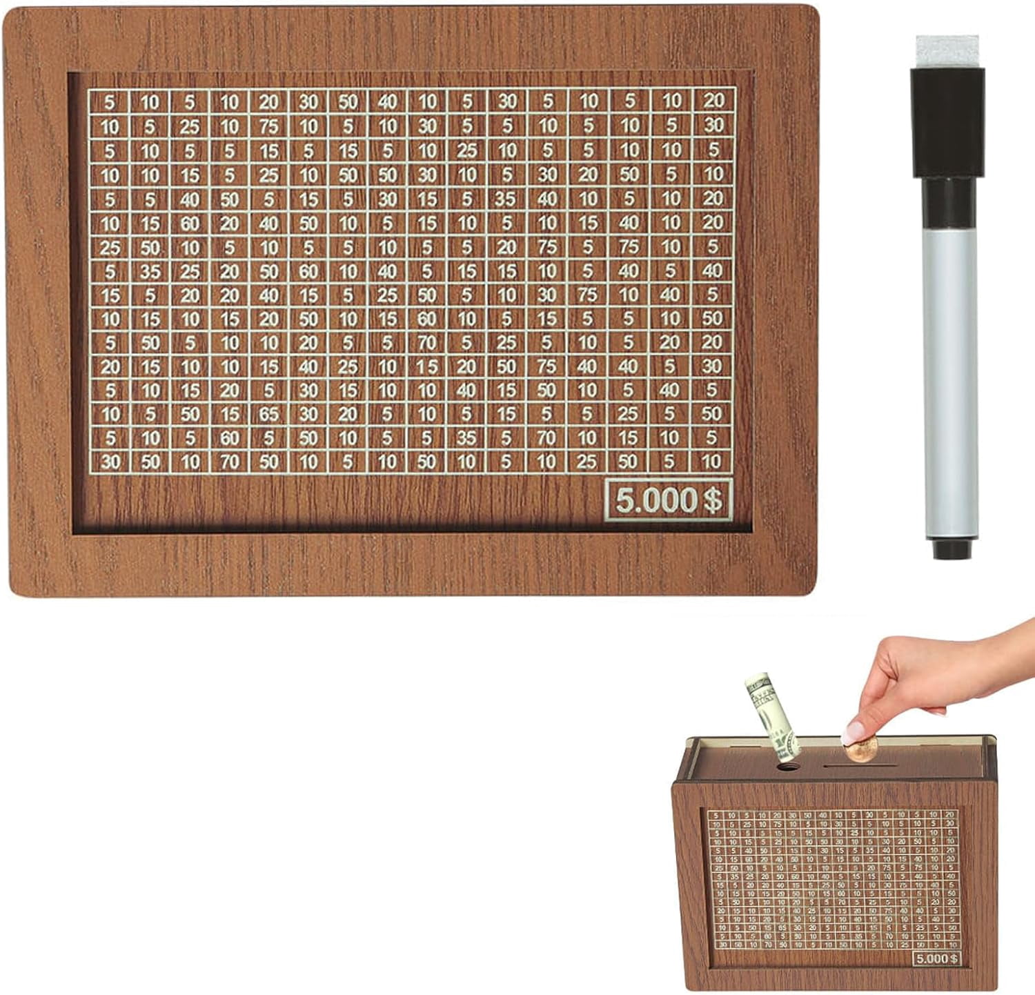 DIY Wooden Money Saving Box - Build Your Own Vintage Dollar Bill Cash ...