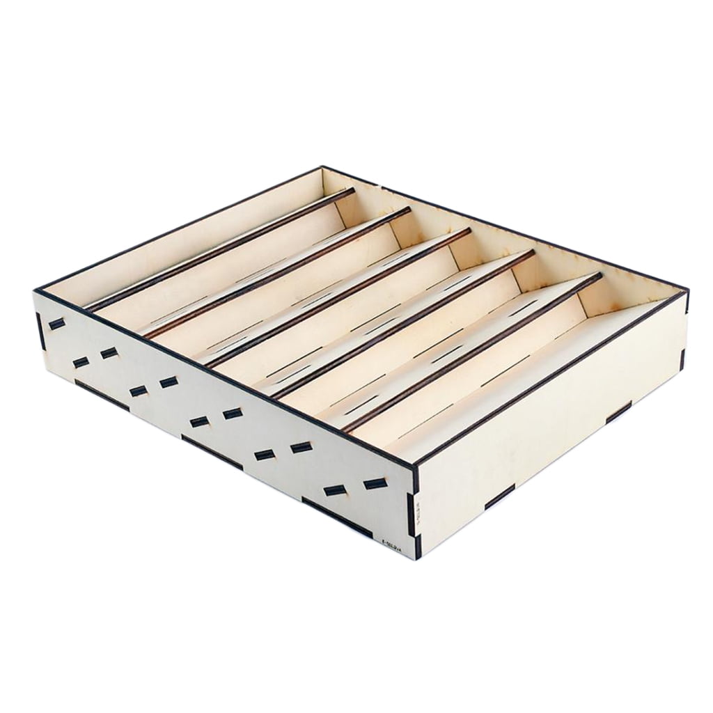 DIY Wooden Paint Rack Paint Modular Organizer Tool Storage Stand Tool ...