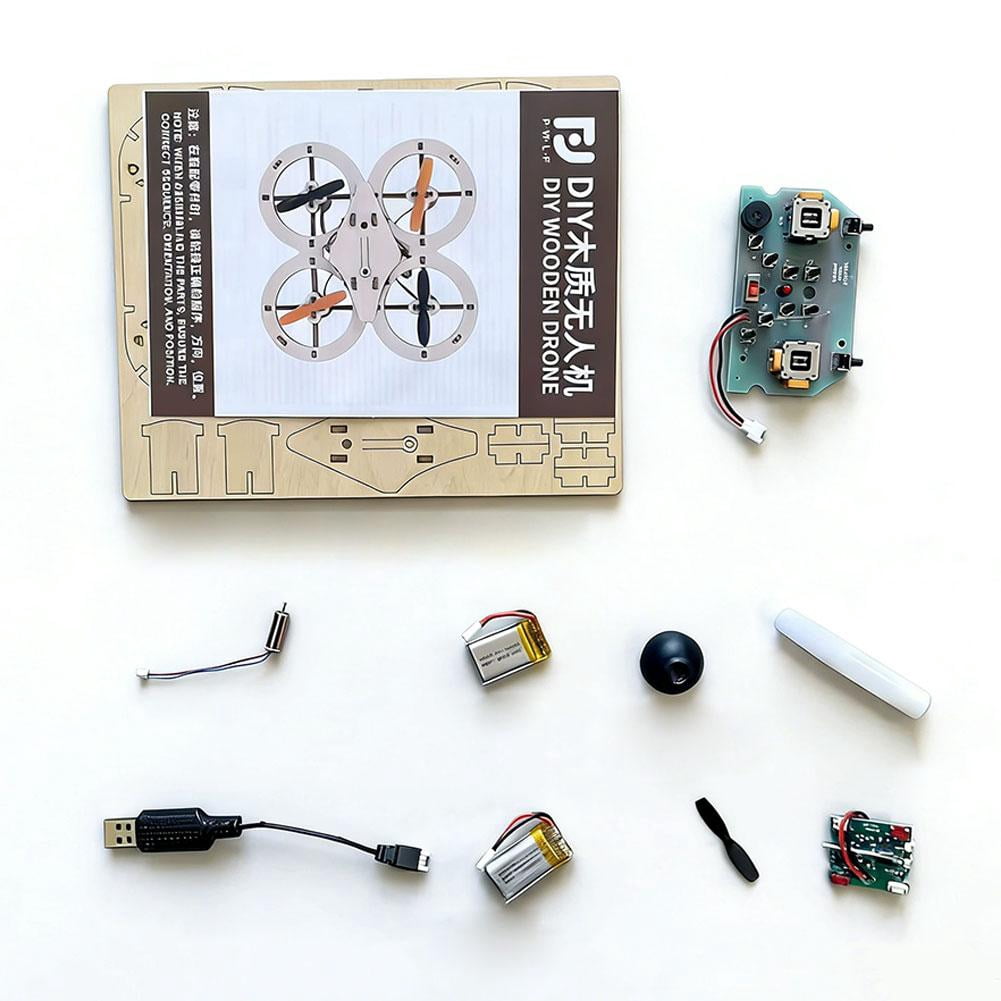 DIY Wooden Quadcopter Kit, Build and Fly Your Own Educational Drone ...
