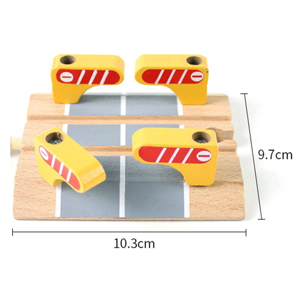 DIY Wooden Track Tools Bridge Train Rail Track Accessories Suitable for ...