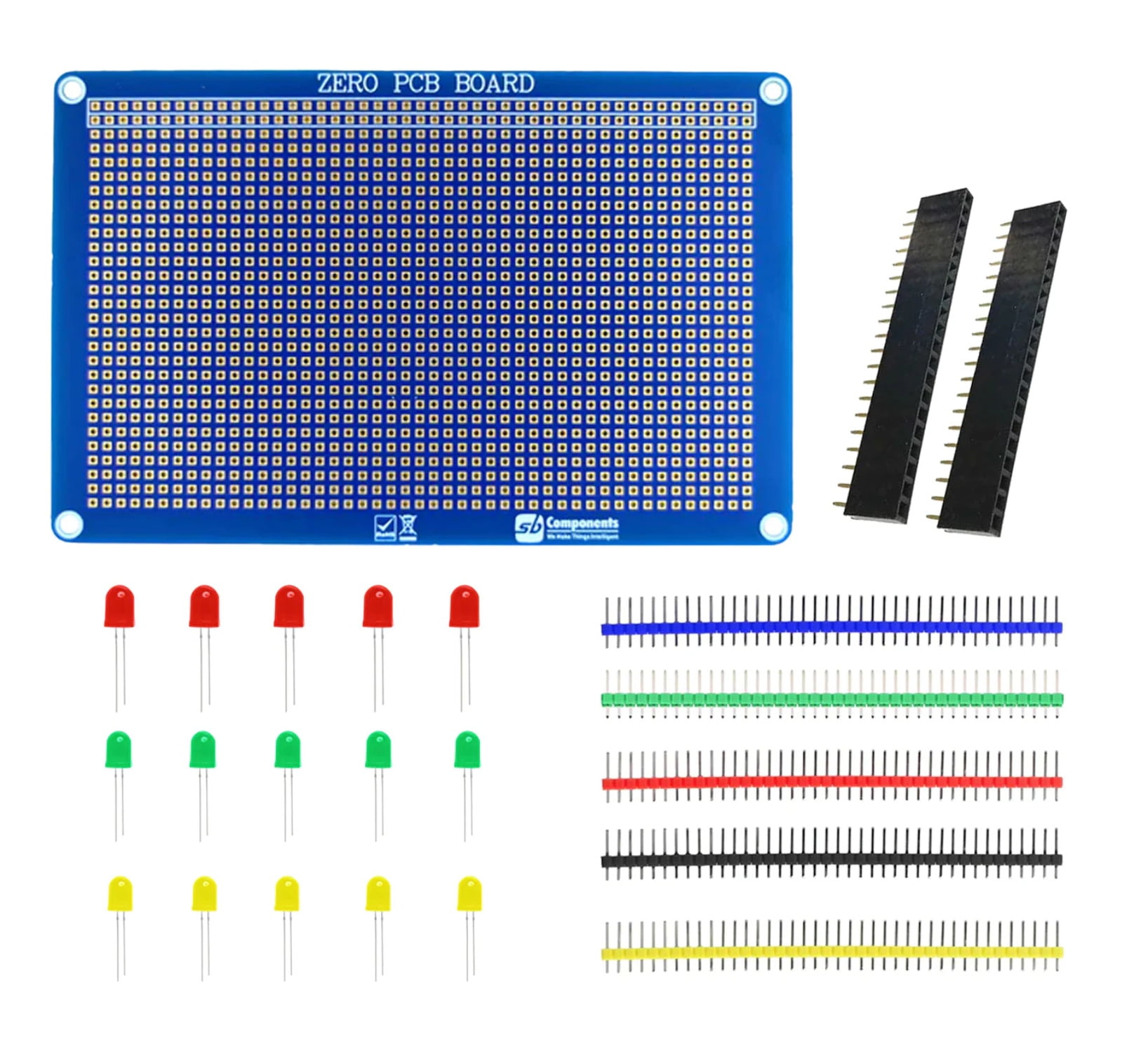 DIY Zero PCB Board Kit - Walmart.com