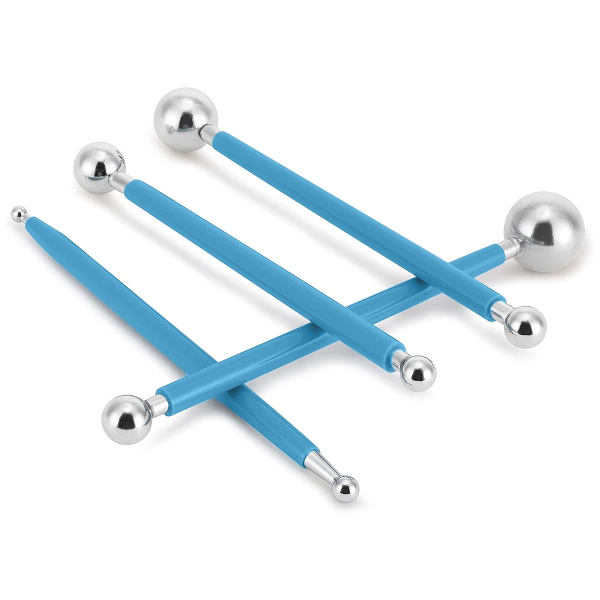 DIY cake kit, 4 metal balls Baking fudge cake kit Stainless steel 8 ...