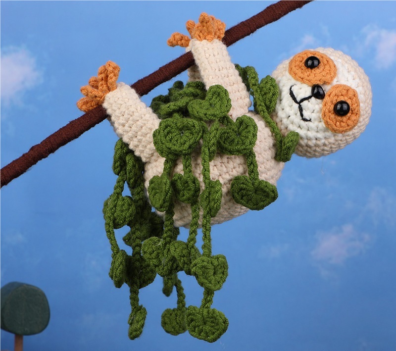 DIY cartoon doll material package set handmade crochet material package ...