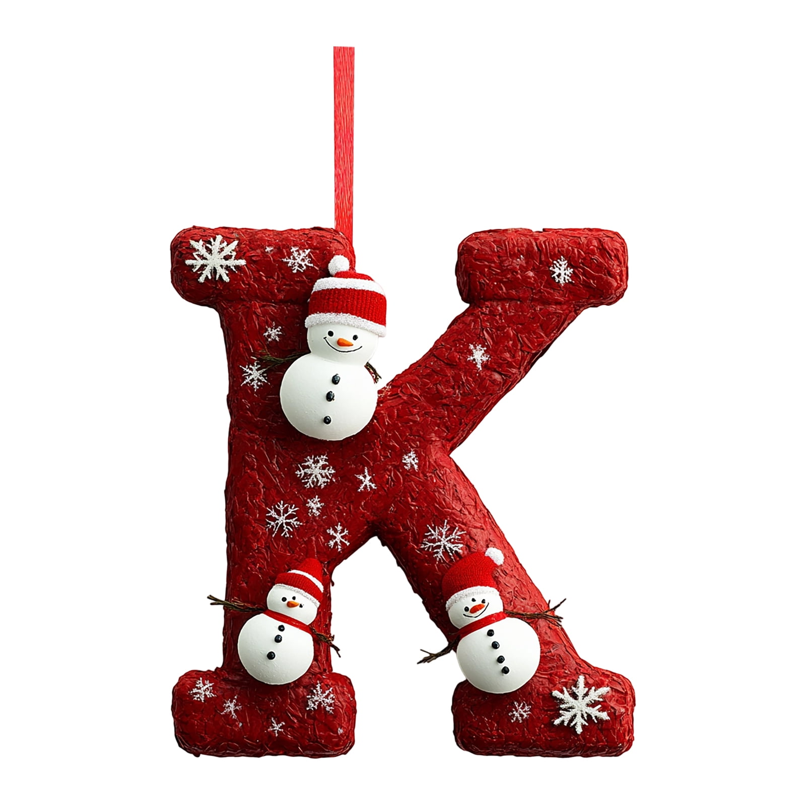 DIY your holiday decor with this 26-piece alphabet ornament set. Spell ...