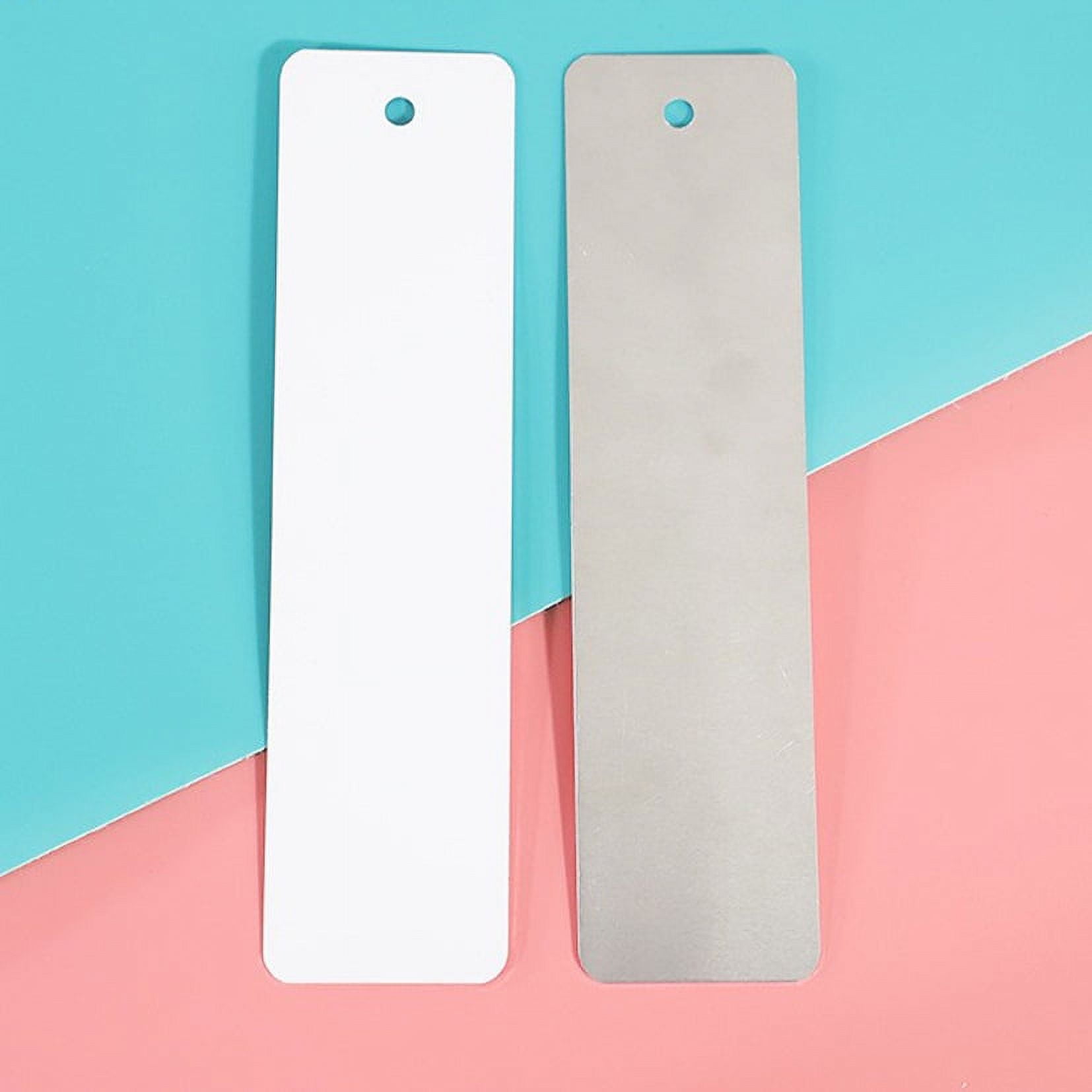 DIY metal bookmark heat transfer blank metal bookmark sublimation metal ...