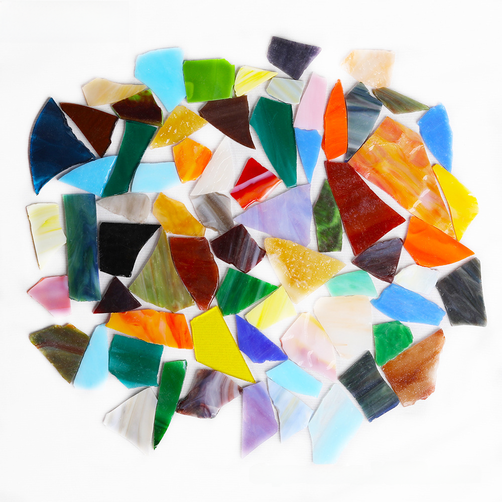DIY mosaic mosaic painting Mica transparent transparent transparent ...