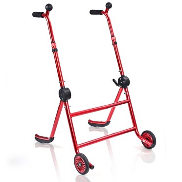 Zler Extra Wide Upright Walker - Stand Up Rollator Walker Supports Up ...