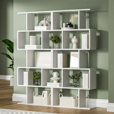 Mainstays Modern 8-Cube Bookcase, White - Walmart.com