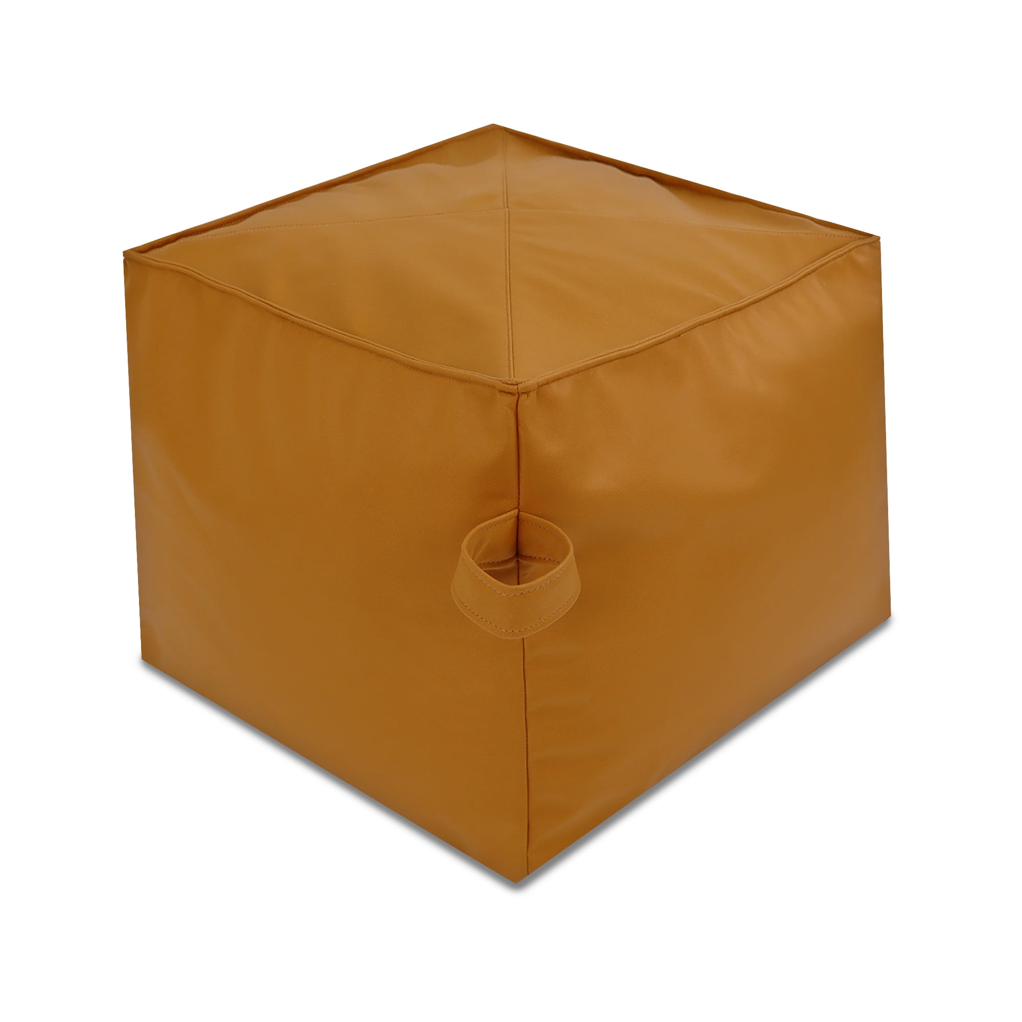 DIYBIRD Unstuffed Faux Suede Leather Pouf - Extra Large 18″ Cover Only ...